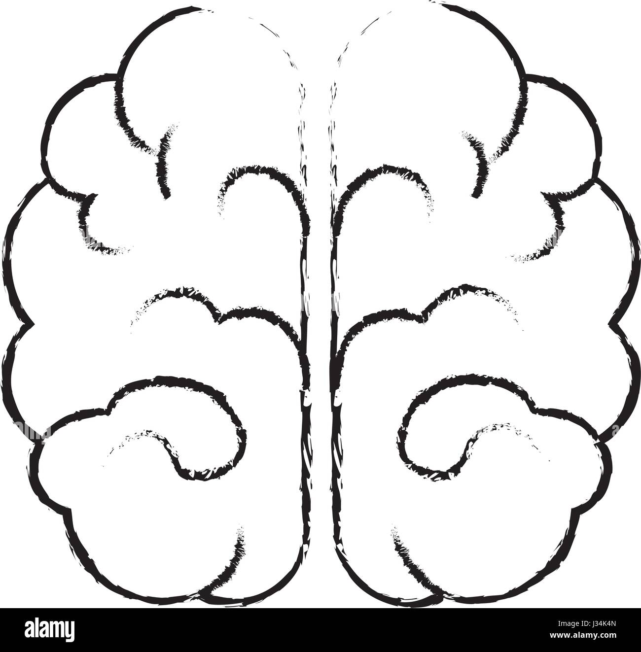 Human brain design Stock Vector Image & Art - Alamy