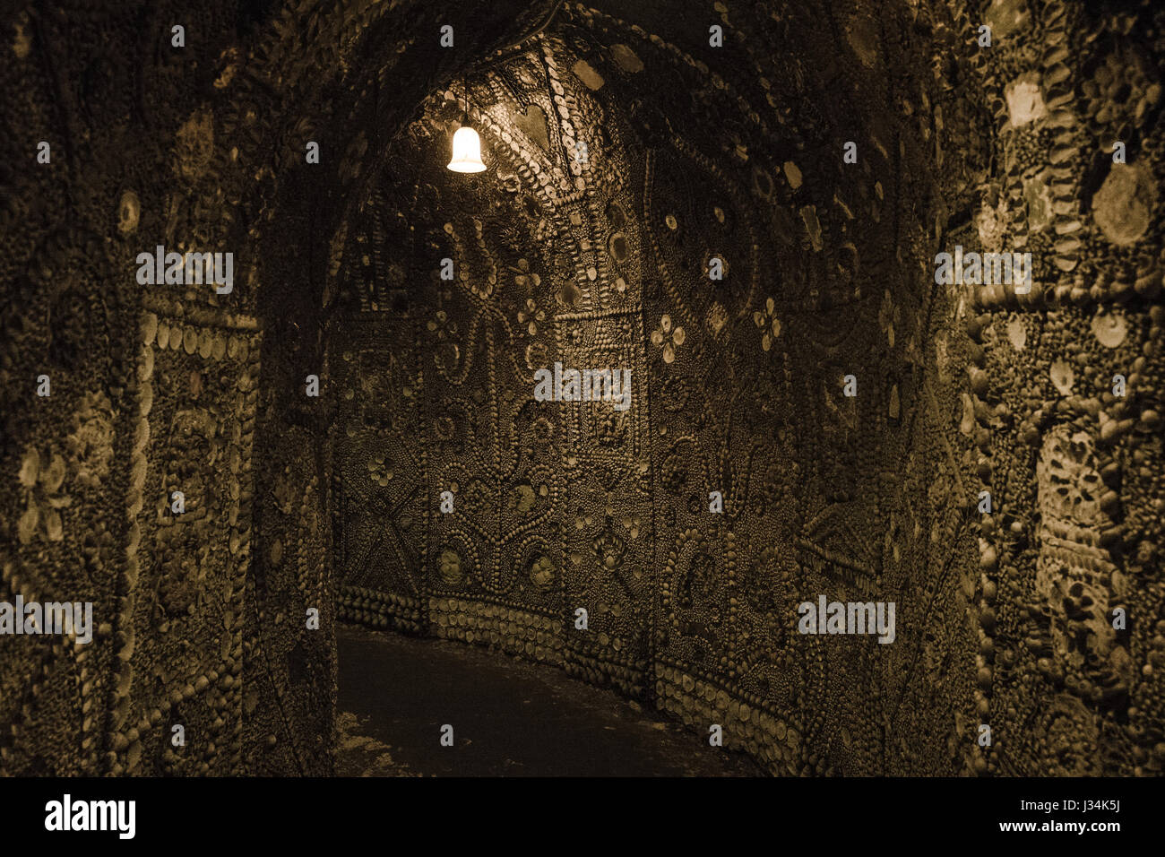 The Shell Grotto in Margate, Kent Stock Photo - Alamy