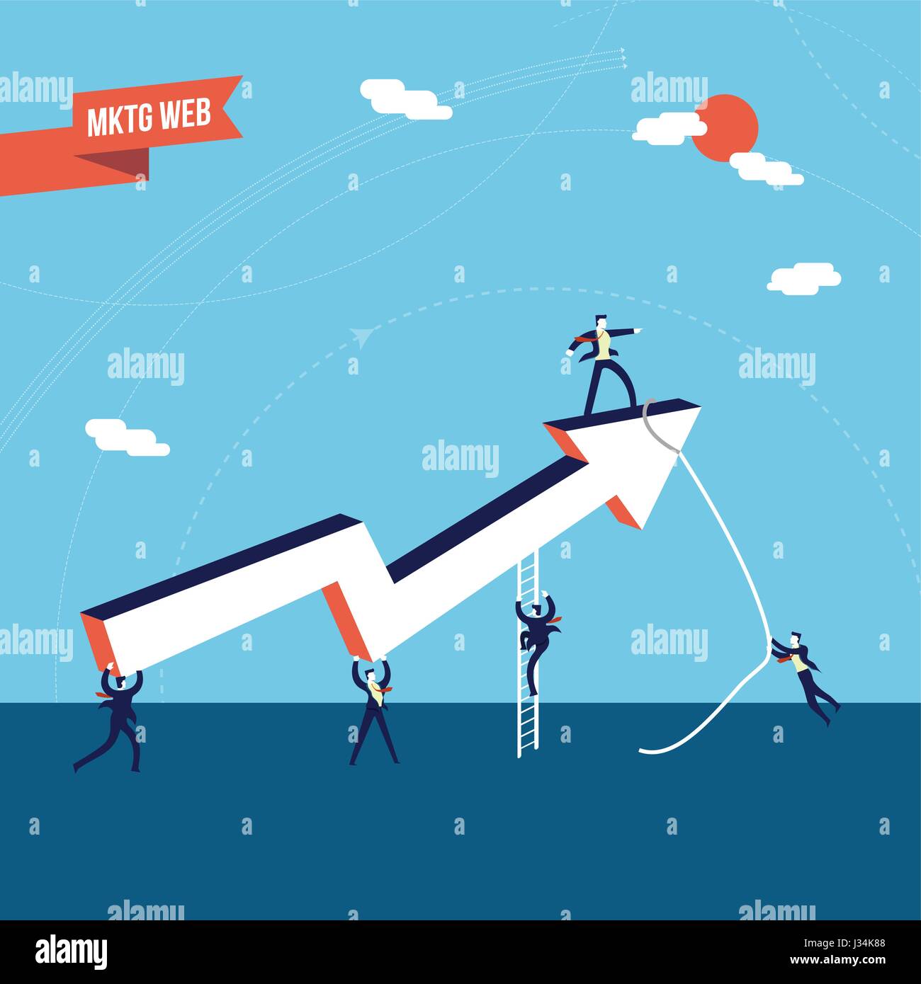 Success chart hi-res stock photography and images - Alamy