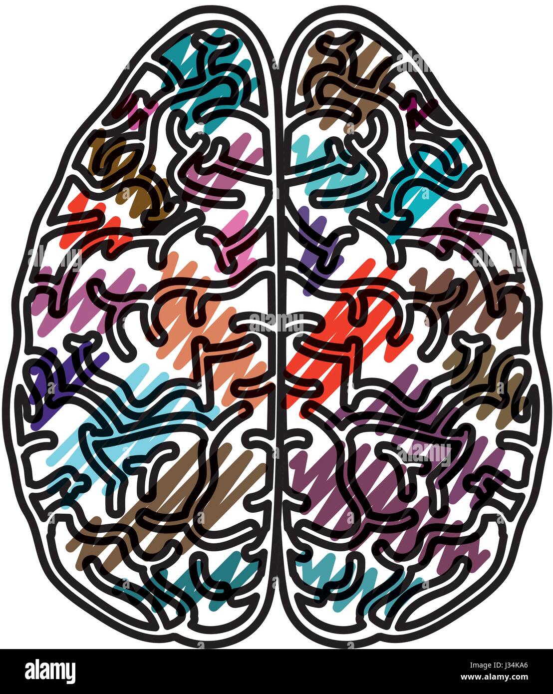 Human brain design Stock Vector Image & Art - Alamy