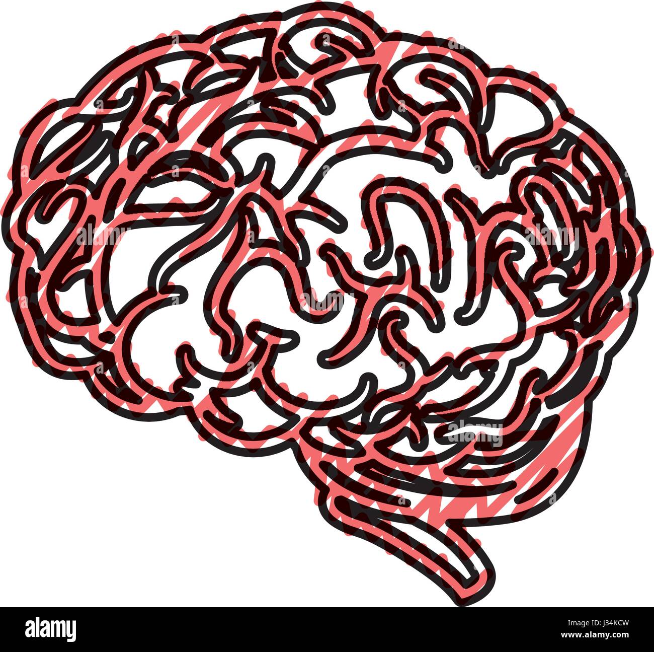 Human brain design Stock Vector Image & Art - Alamy