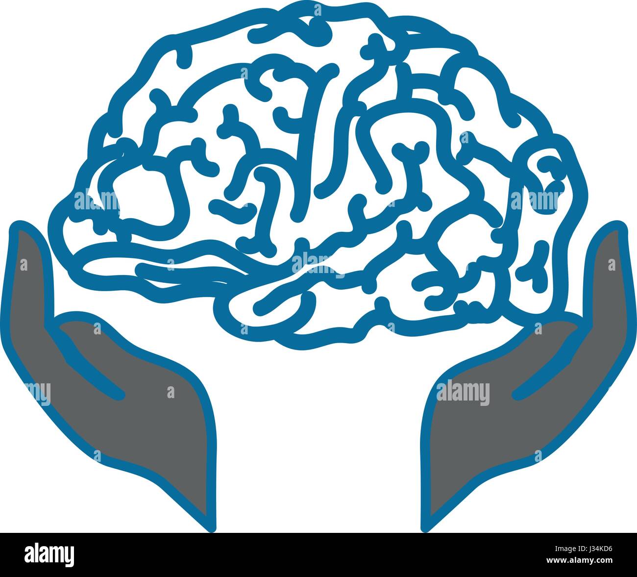 human brain icon Stock Vector Image & Art - Alamy