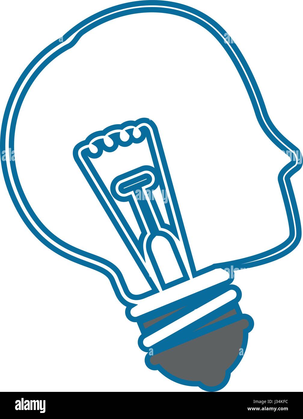 bulb light icon Stock Vector Image & Art - Alamy