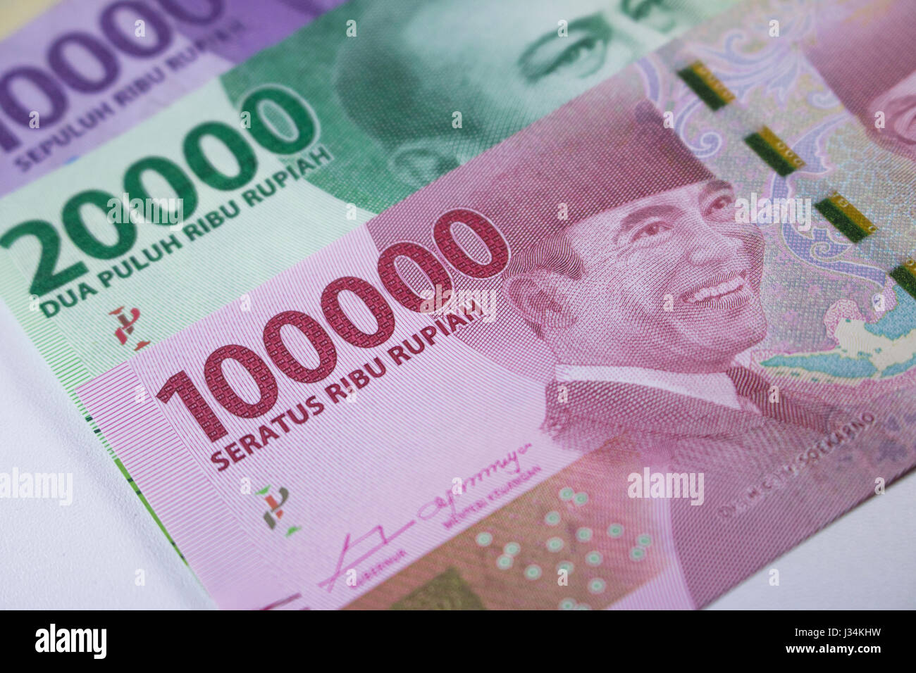 new rupiah money indonesia currency cash finance payment Stock Photo ...