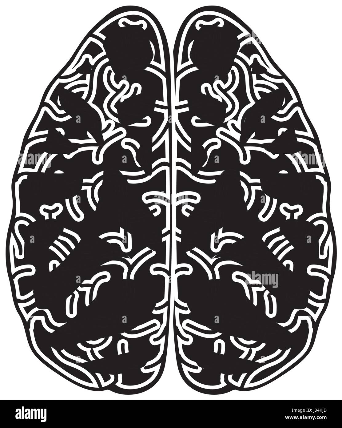 human brain icon Stock Vector Image & Art - Alamy