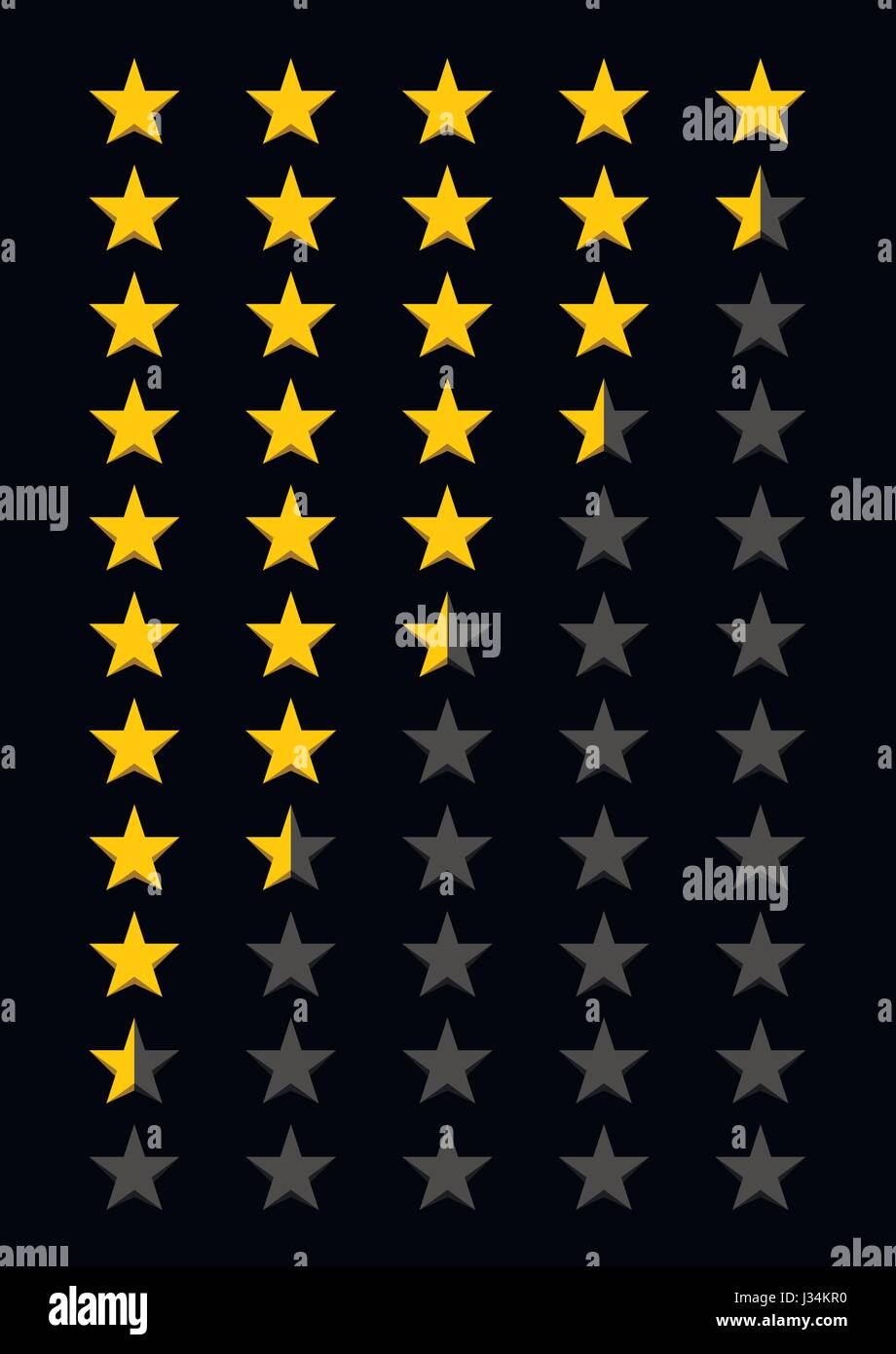 Five stars rating Stock Vector Image & Art - Alamy