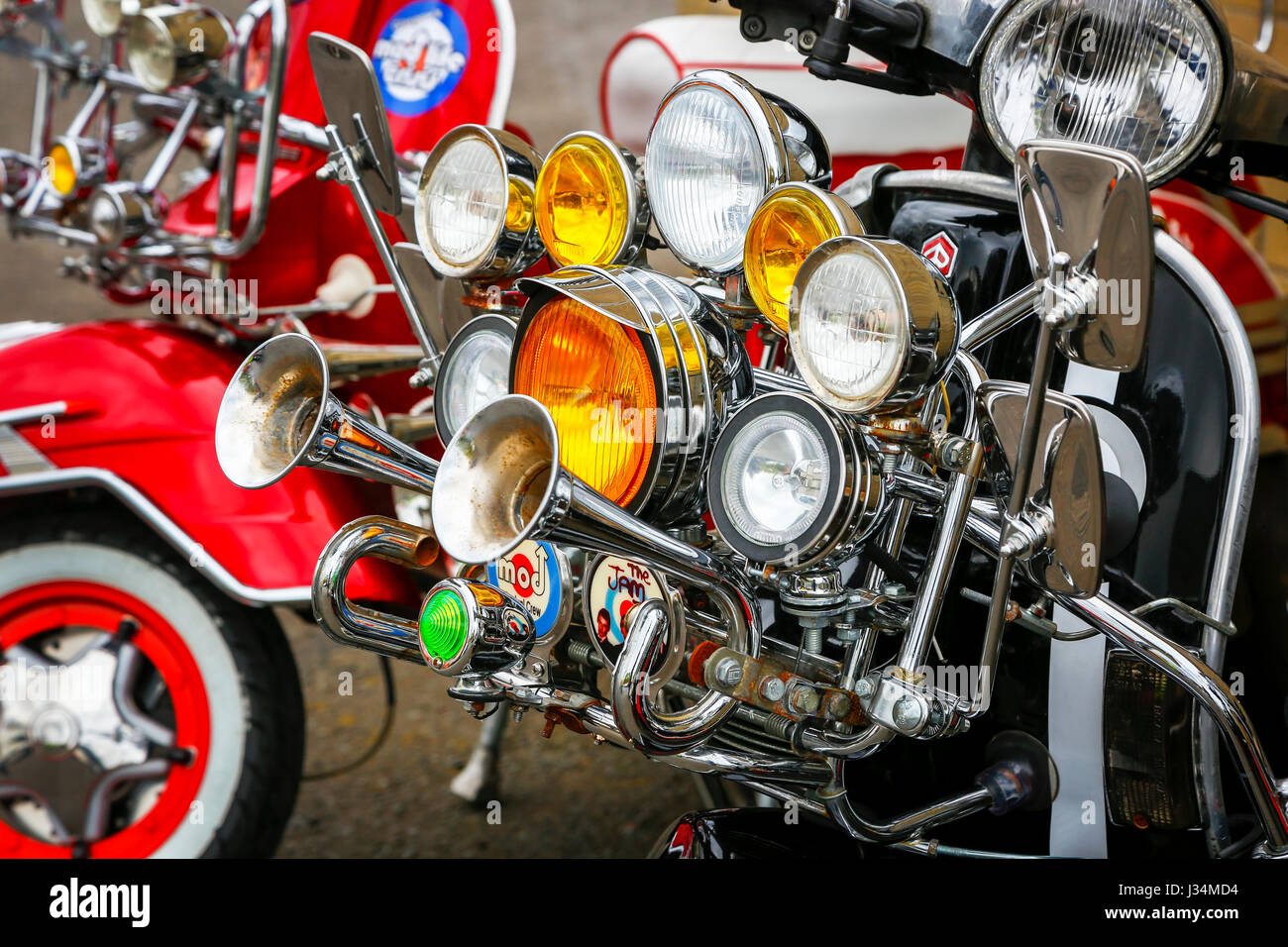 Mod scooter hi-res stock photography and images - Alamy