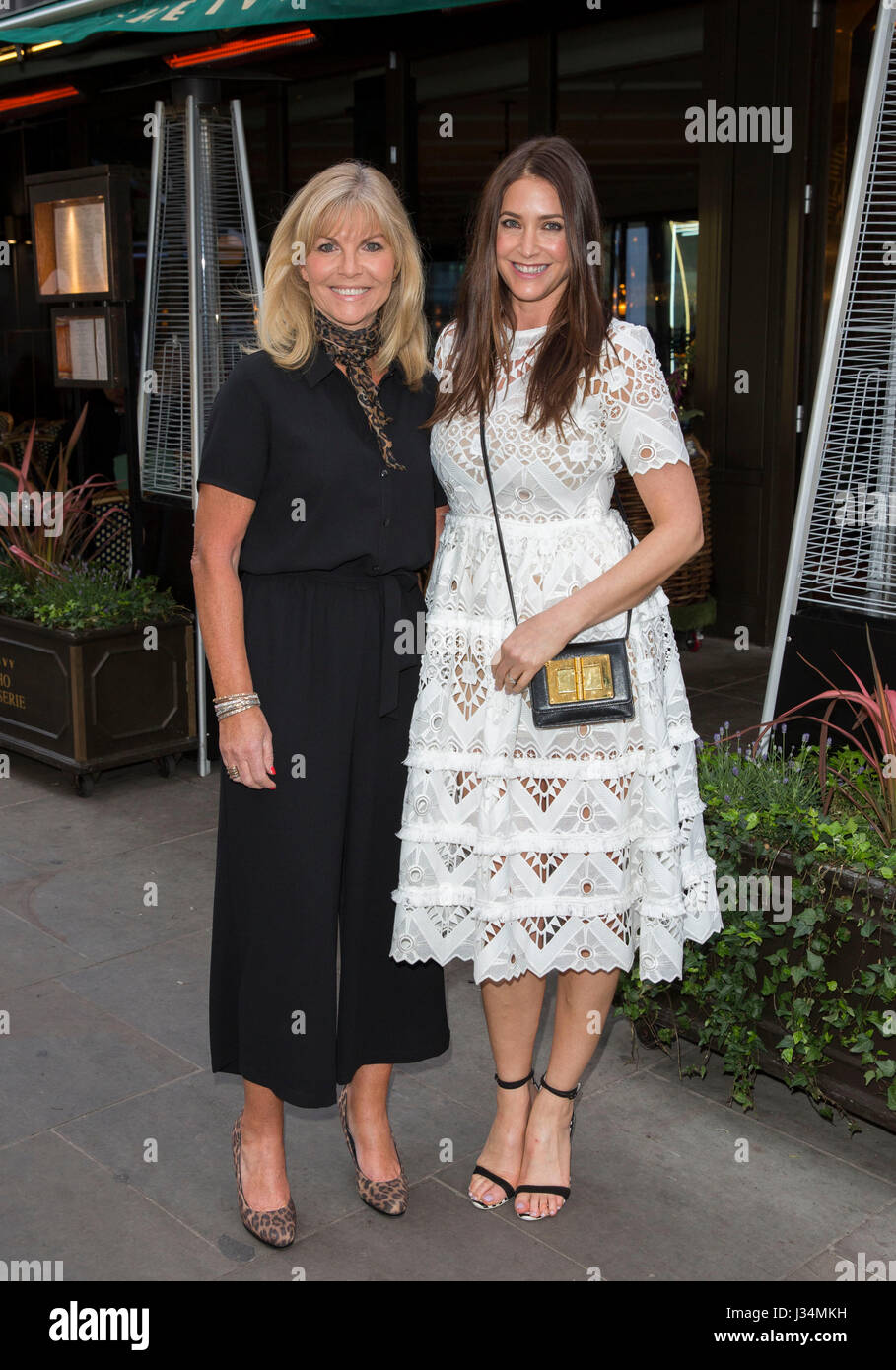 EDITORIAL USE ONLY Angela Spindler, CEO N Brown Group (left) and Lisa ...