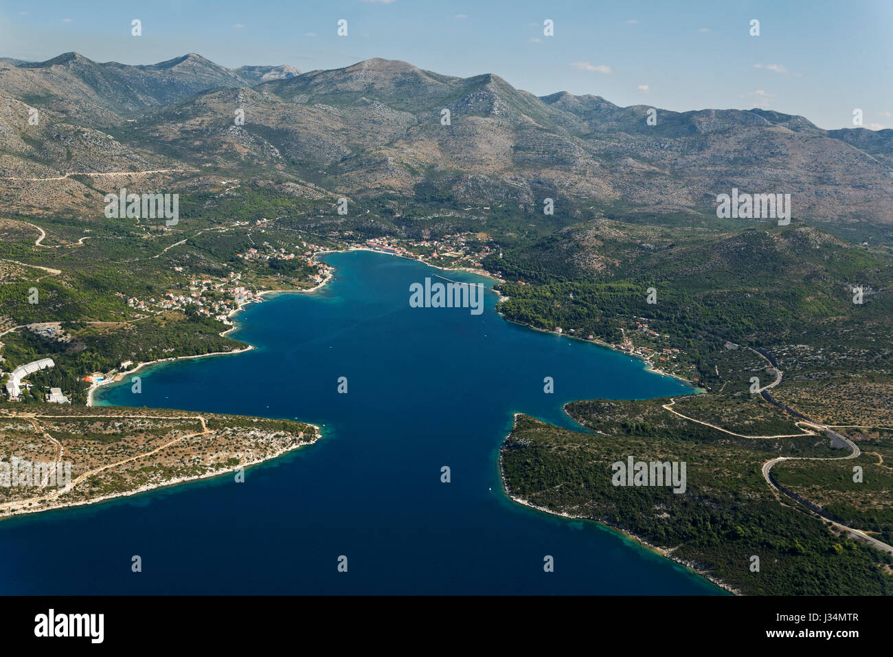 Slano near Dubrovnik Stock Photo - Alamy