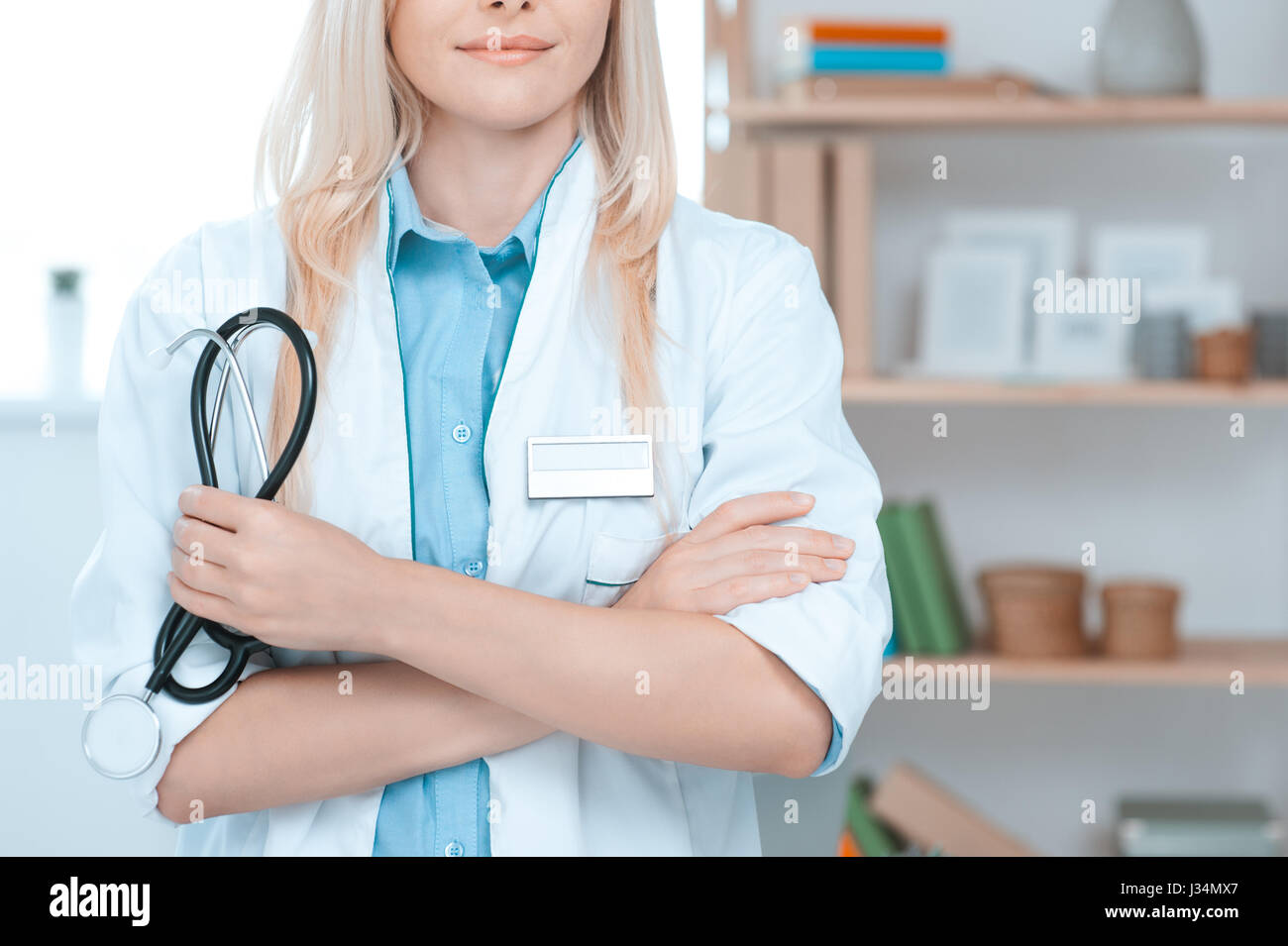 Young woman doctor occupation in the hospital office Stock Photo - Alamy