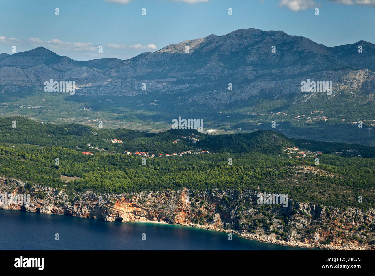 Konavle cliffs near Dubrovnik Stock Photo - Alamy