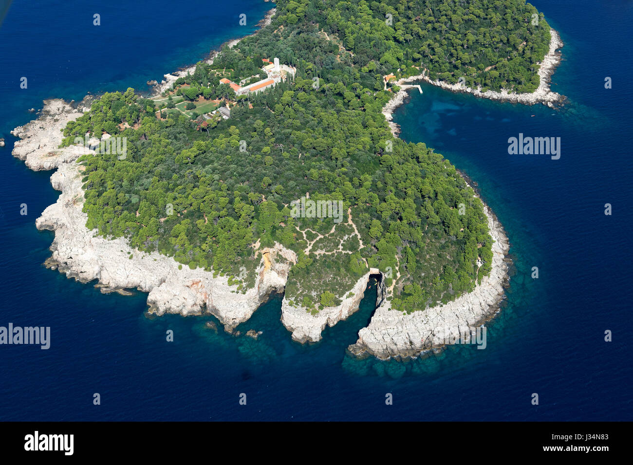 Botanical garden lokrum island dubrovnik hi-res stock photography and ...