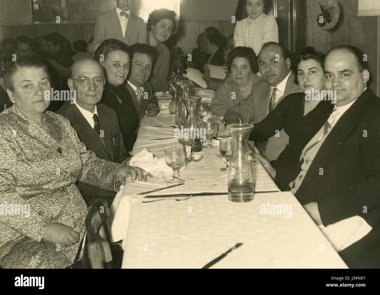 1950s restaurant hi-res stock photography and images - Alamy