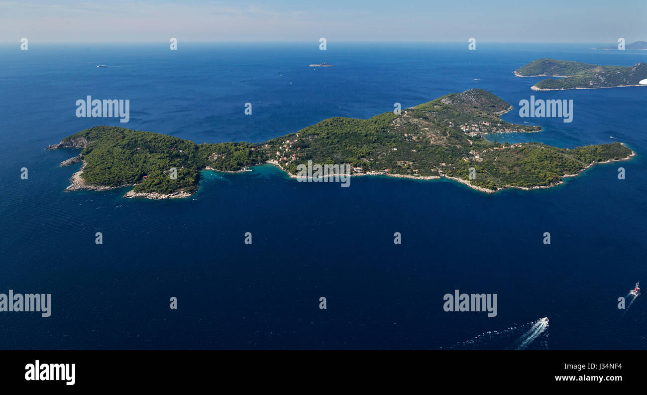 Elaphiti Islands near Dubrovnik Stock Photo - Alamy