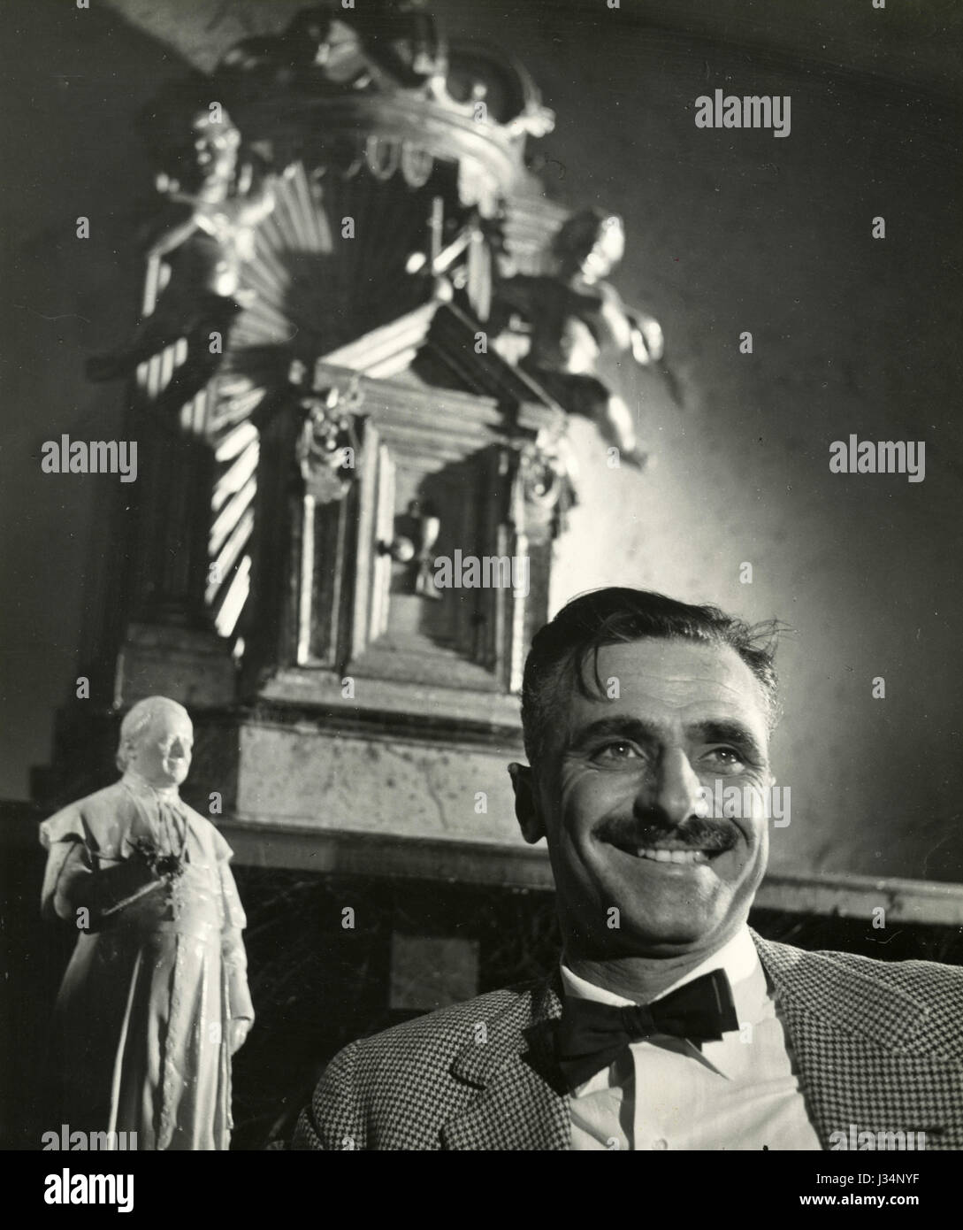 Italian movie director Mario Monicelli on the set of the movie The Art ...