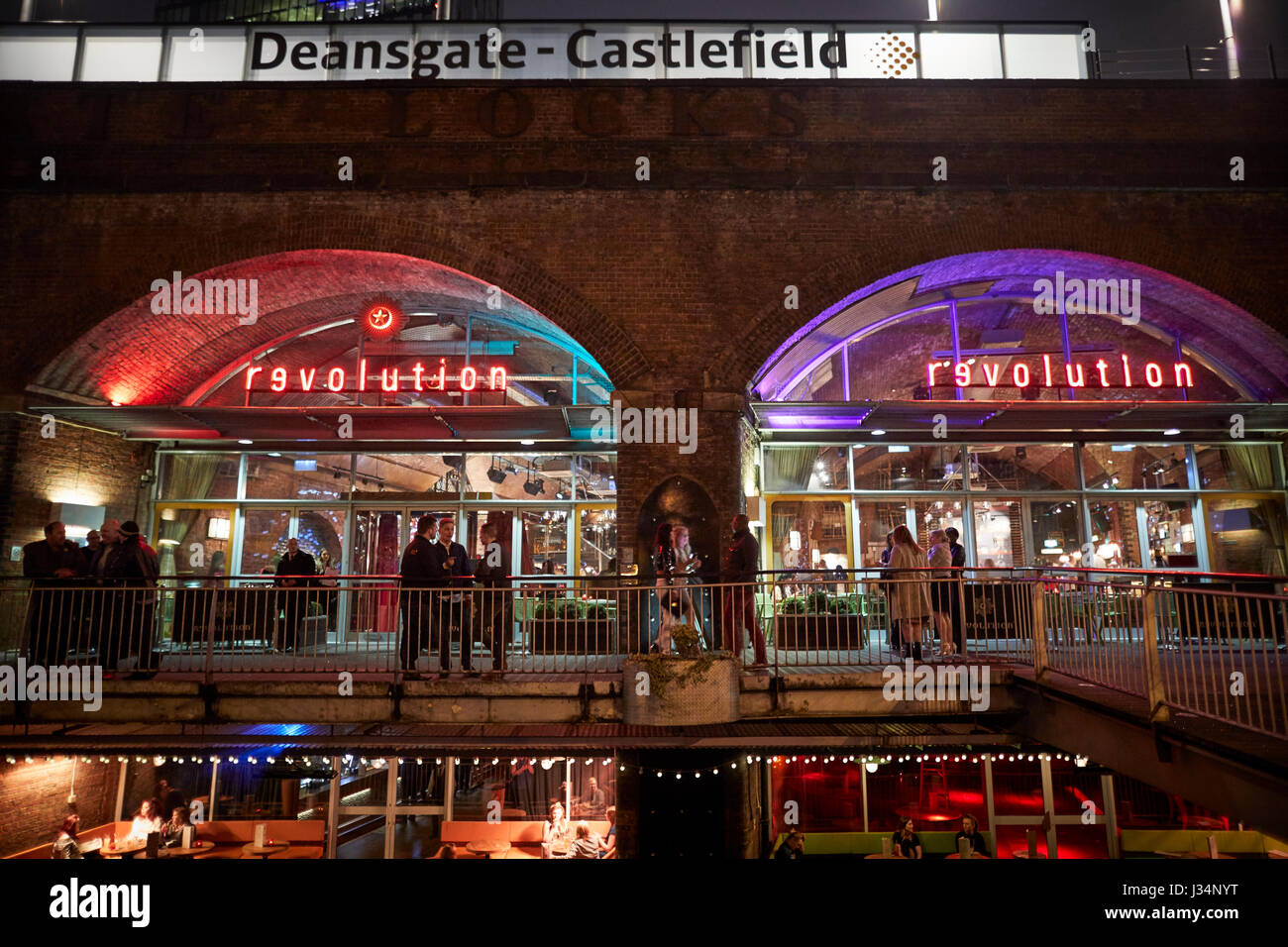 Manchester city centre Deansgate Locks Castlefield area Stock Photo - Alamy