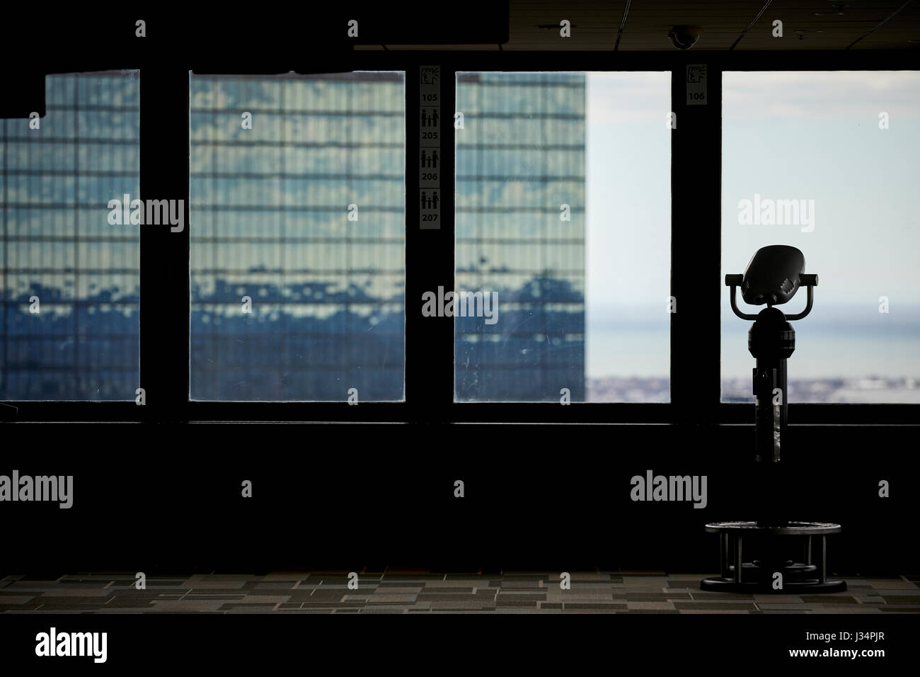 Boston view from,Prudential Tower, Skywalk Observatory Massachusetts ...