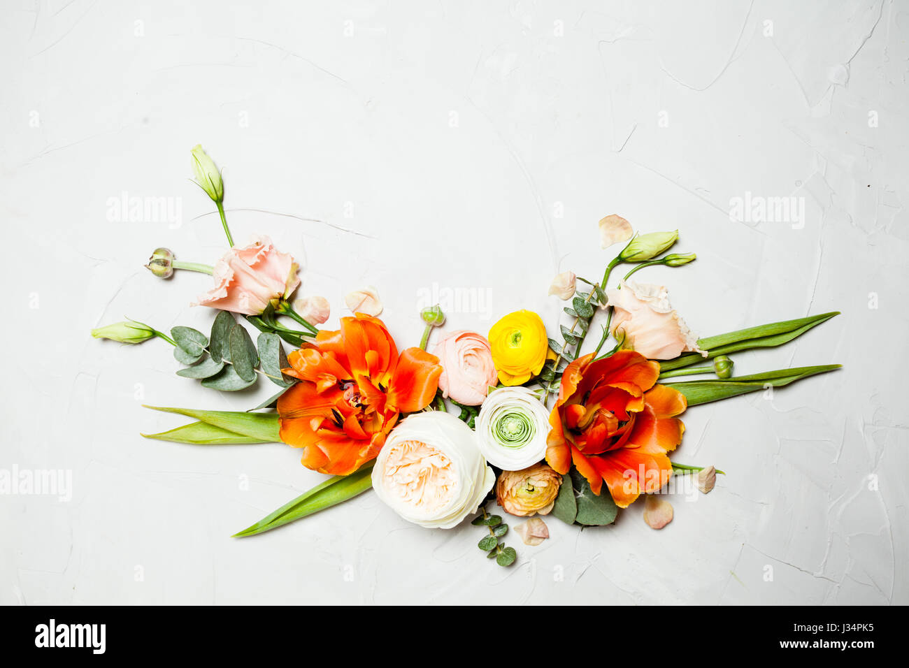 Floral design card Stock Photo - Alamy