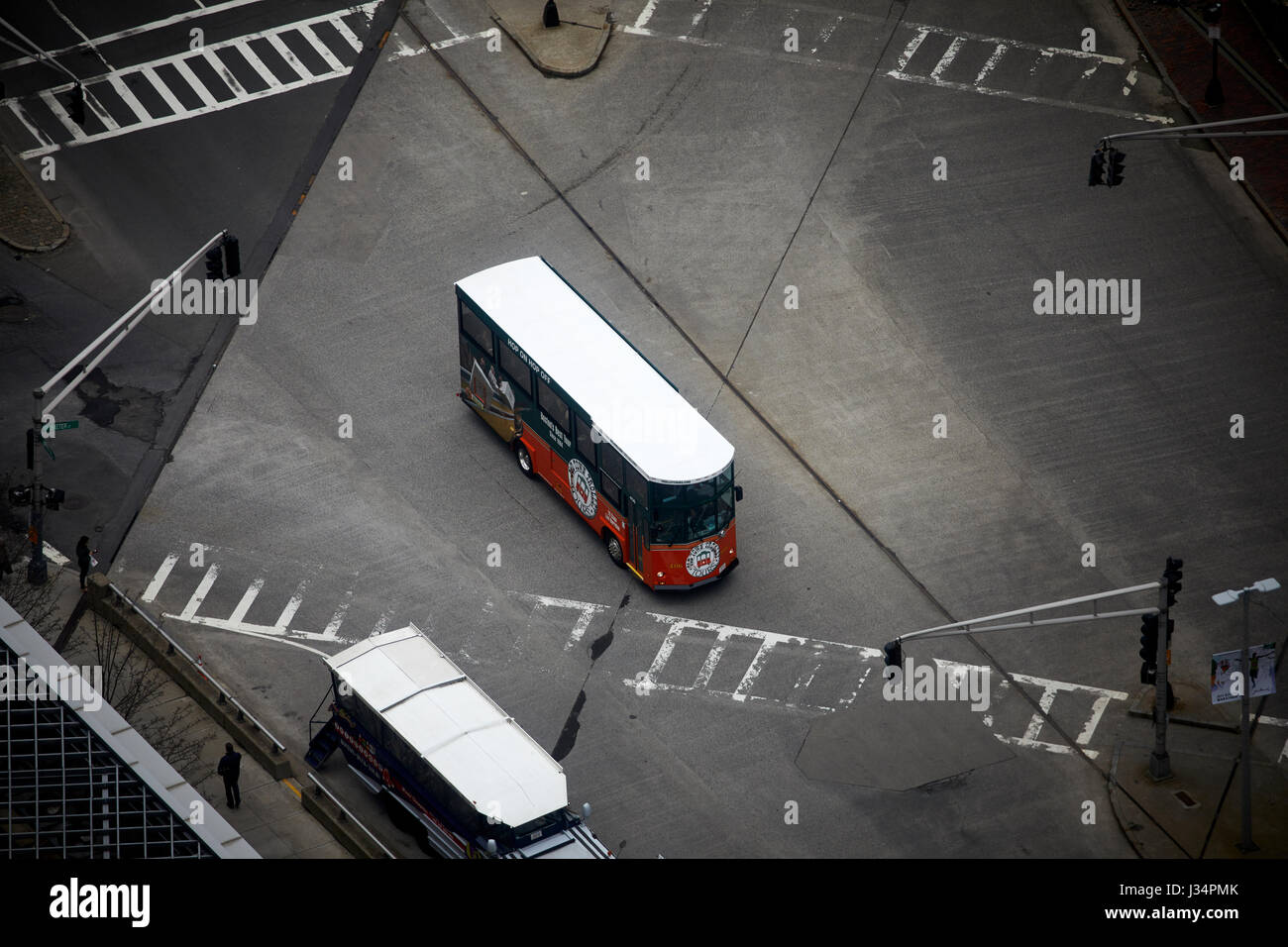 Old town boston trolley tours hi-res stock photography and images - Alamy