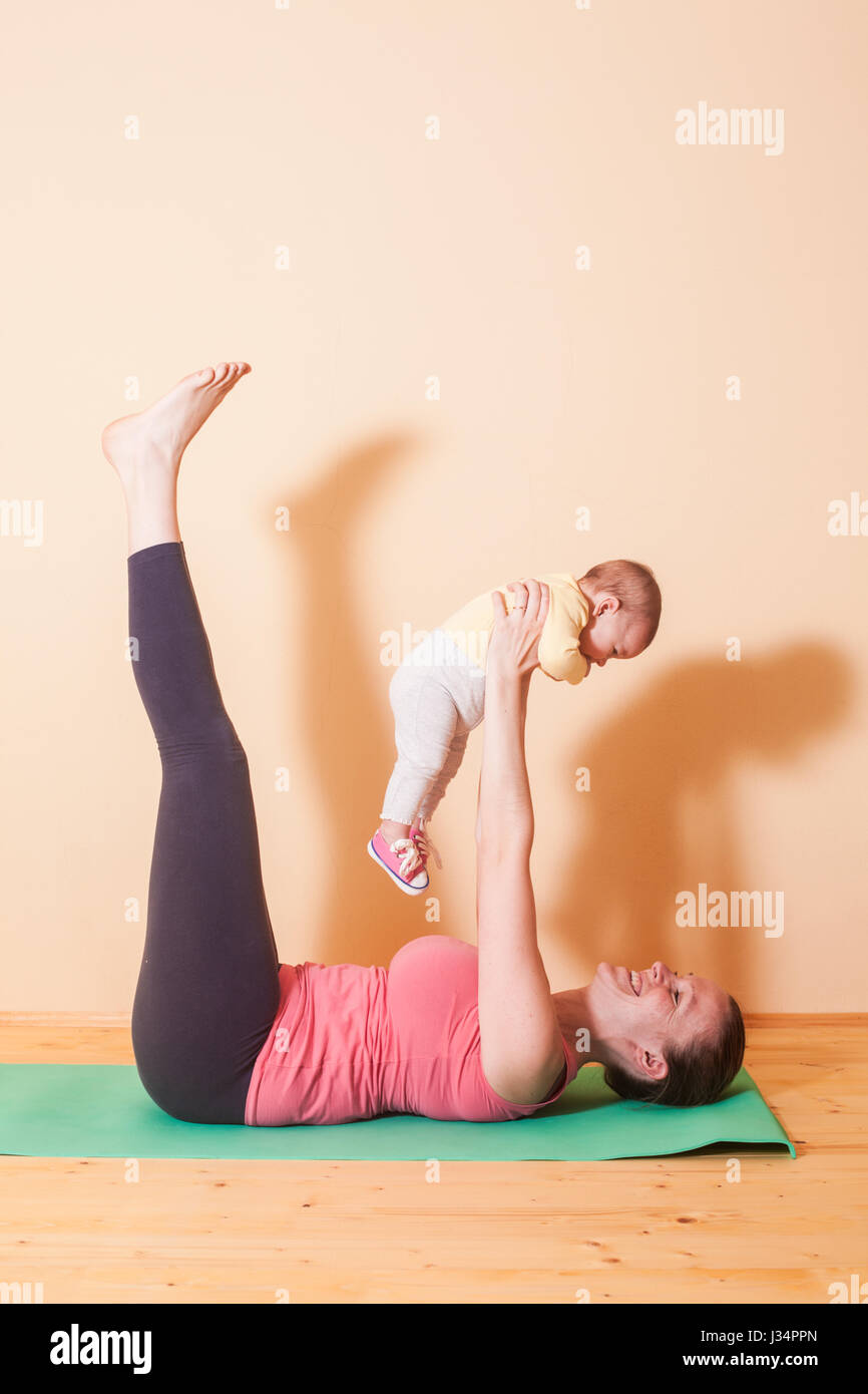 Wellness yoga exercises Stock Photo - Alamy