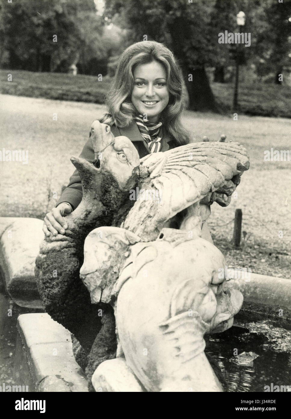 Italian showgirl Paola Piccini Stock Photo - Alamy