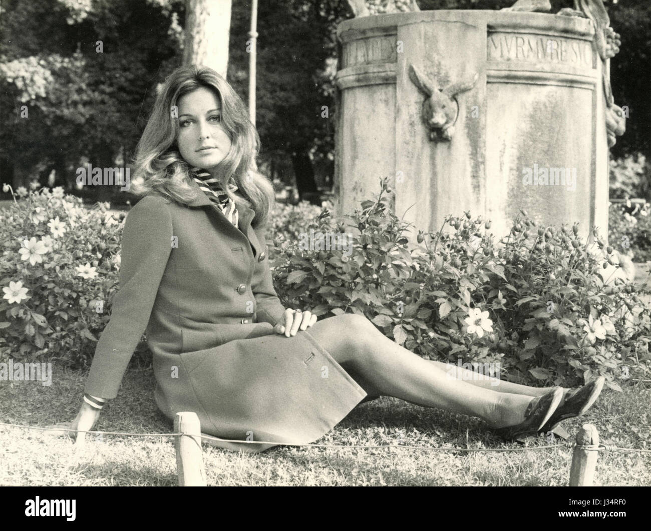 Italian showgirl Paola Piccini Stock Photo - Alamy