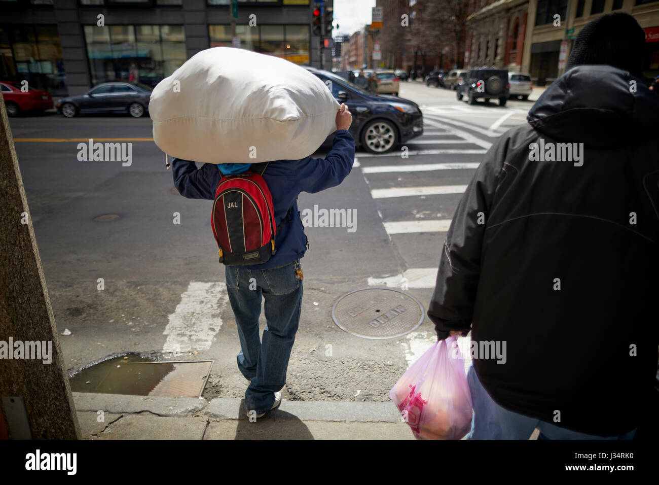 Man Carrying Large Sack High Resolution Stock Photography and Images ...