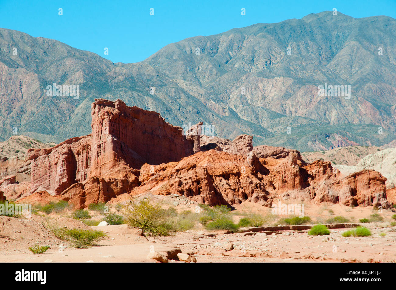 "Quebrada de las Conchas" Rock Formations - Salta - Argentina Stock ...