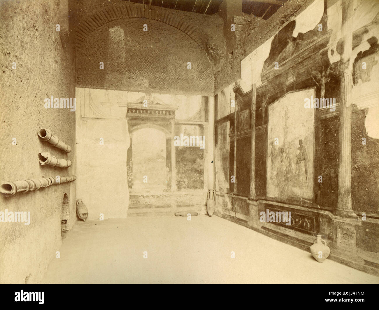 Inside Palazzo de Cesari, Germanico's House, Rome, Italy Stock Photo ...