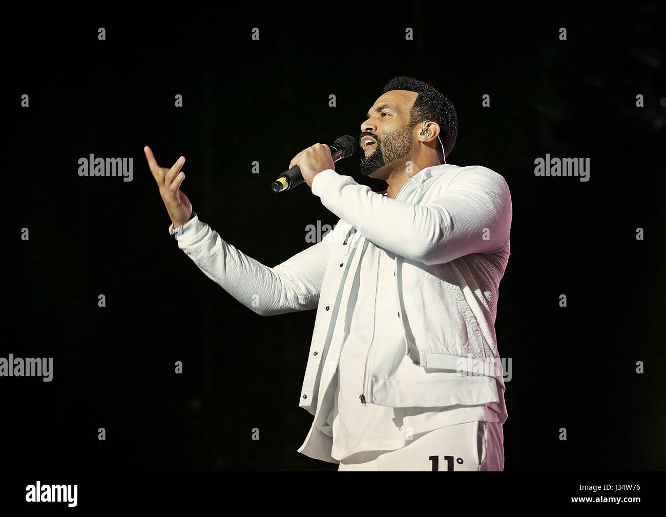 Craig David performs live at Manchester Arena Featuring: Craig David ...