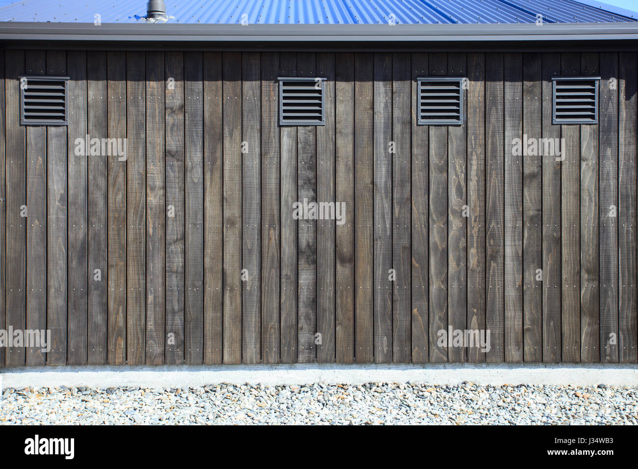 beautiful arrangement of farm house wooden wall Stock Photo - Alamy