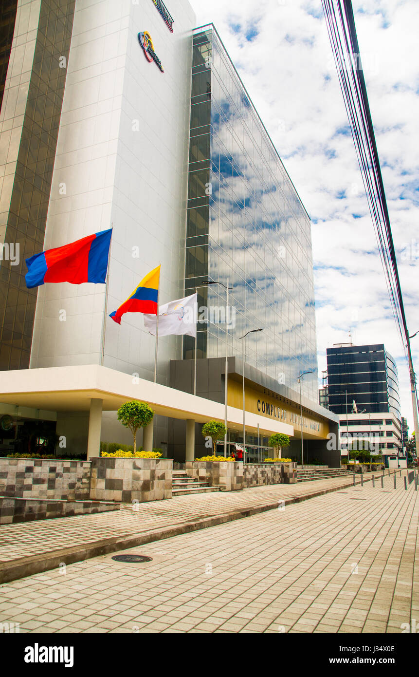 QUITO, ECUADOR- APRIL 26, 2017: New beautiful building of North ...