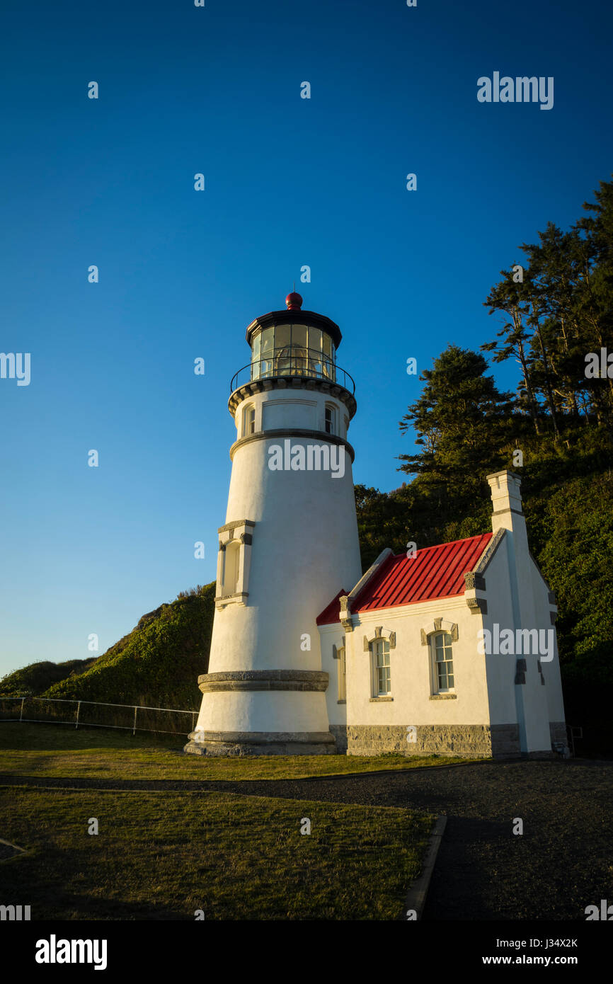 Heceta Head lighthouse on the Oregon coast Stock Photo - Alamy