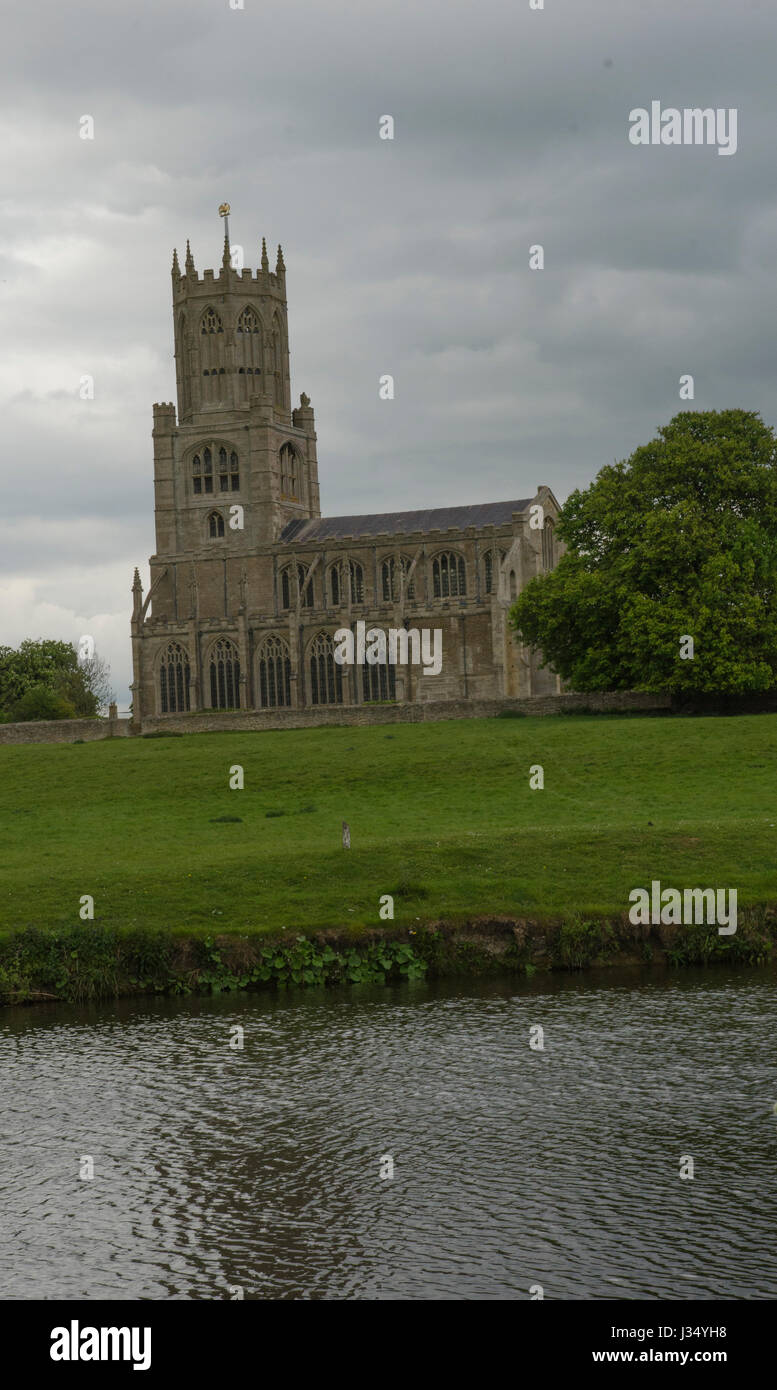 church across a river Stock Photo - Alamy