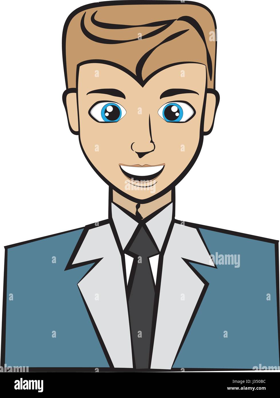 Elegant man cartoon Stock Vector Image & Art - Alamy