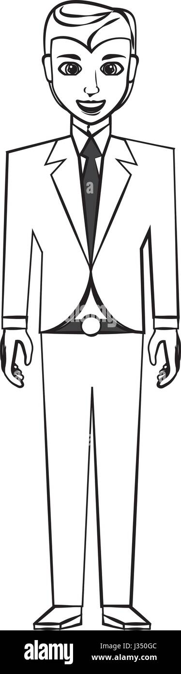 Elegant man cartoon Stock Vector Image & Art - Alamy