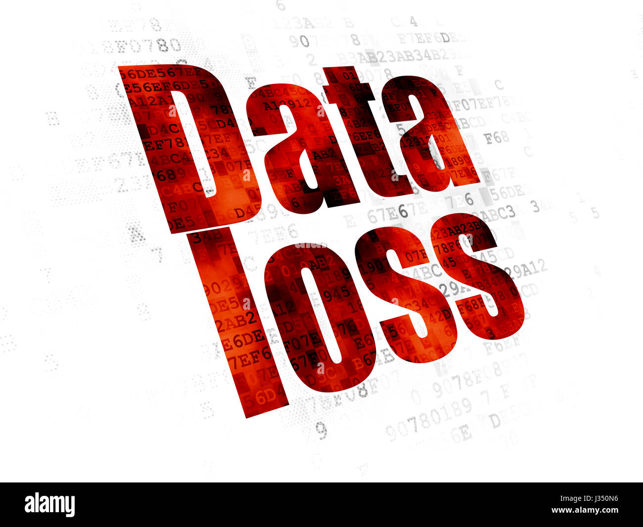 Information concept: Data Loss on Digital background Stock Photo - Alamy