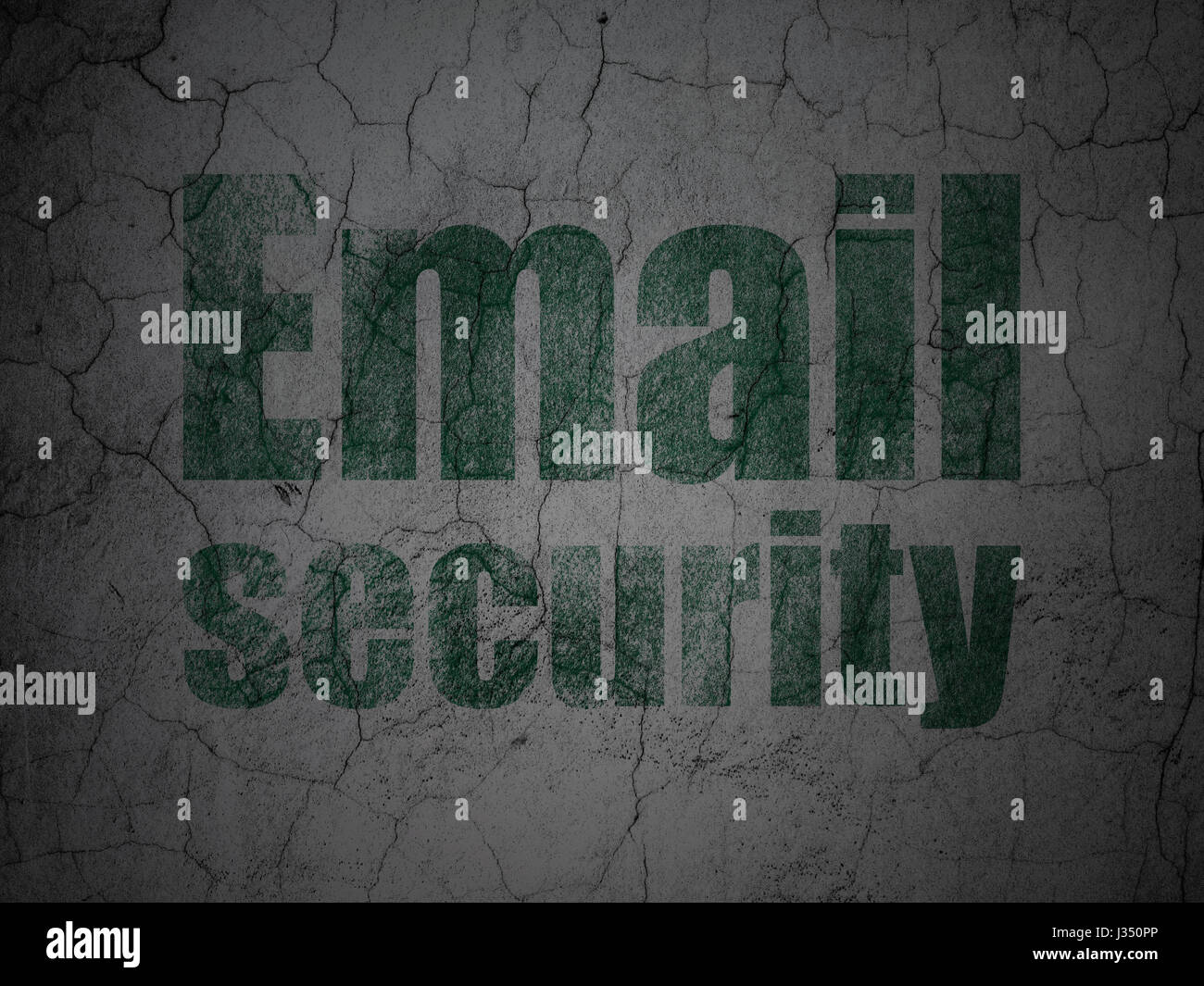 Security concept: Email Security on grunge wall background Stock Photo ...