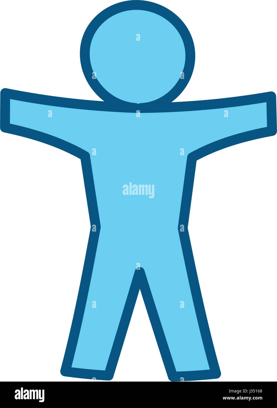 Human symbol pictogram Stock Vector Image & Art - Alamy