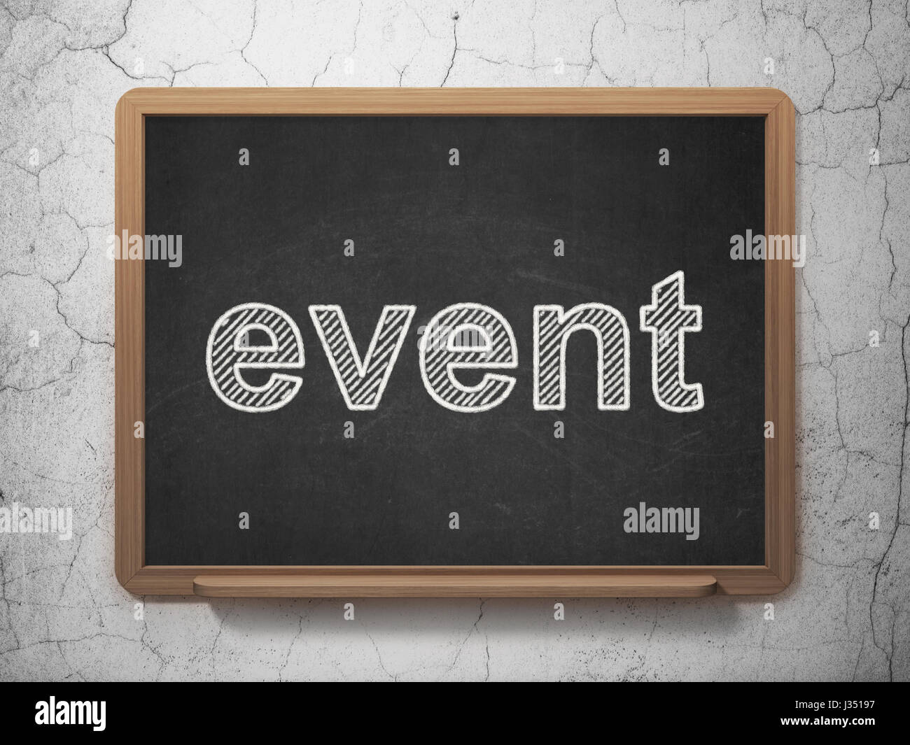 Entertainment, concept: Event on chalkboard background Stock Photo - Alamy