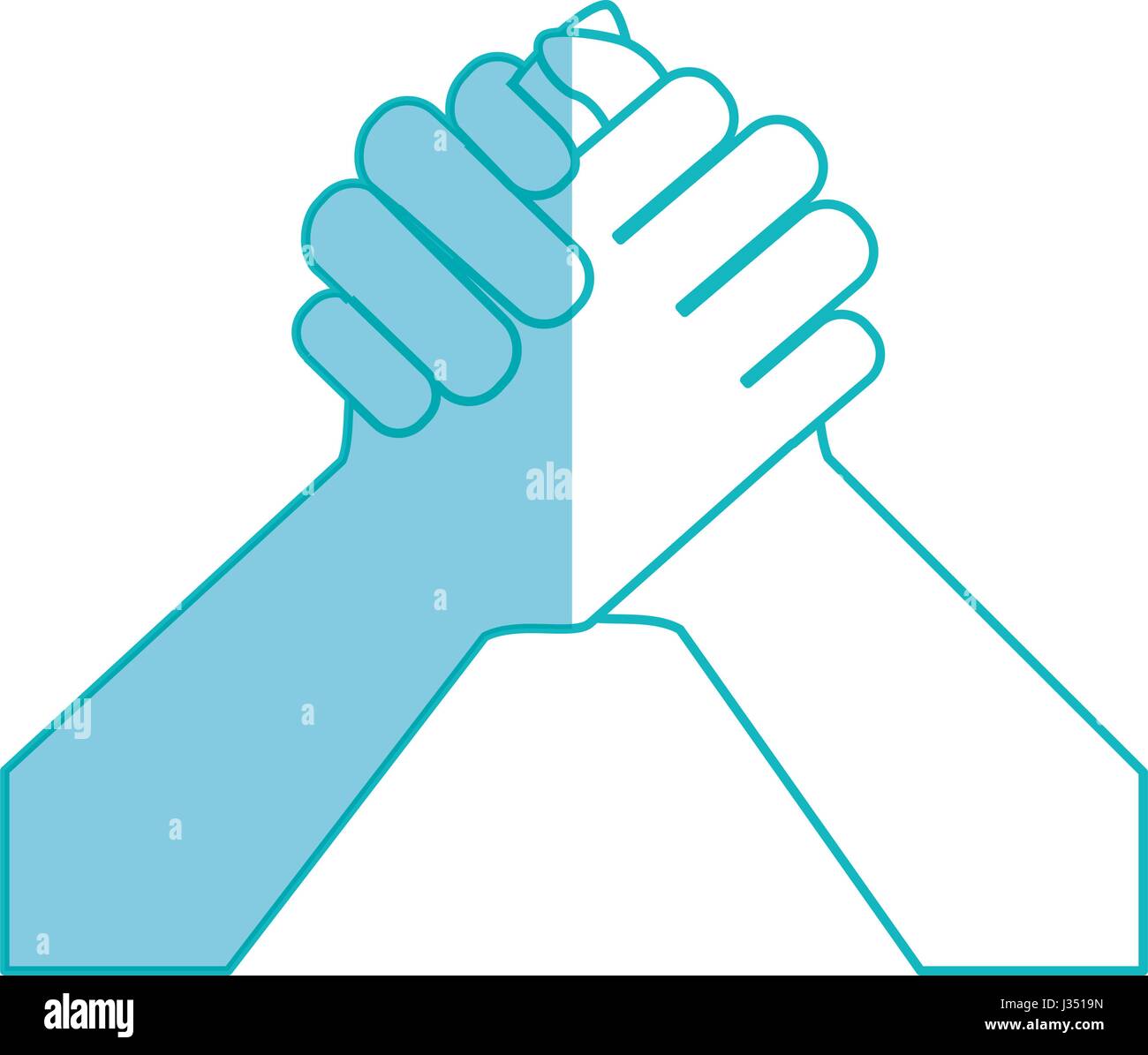 Teamwork abstract symbol Stock Vector Image & Art - Alamy