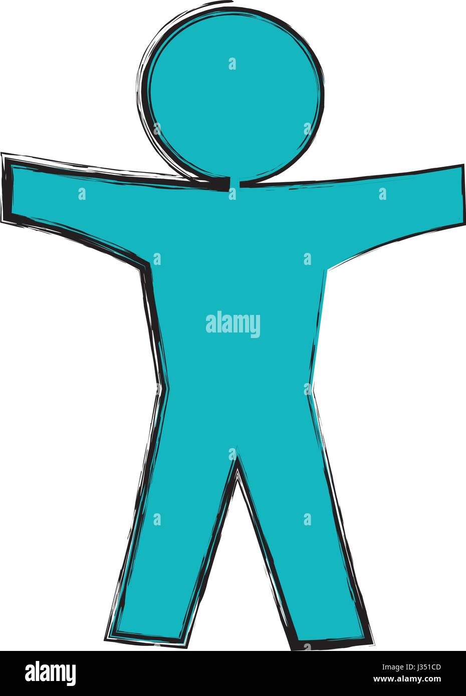 Human symbol pictogram Stock Vector Image & Art - Alamy