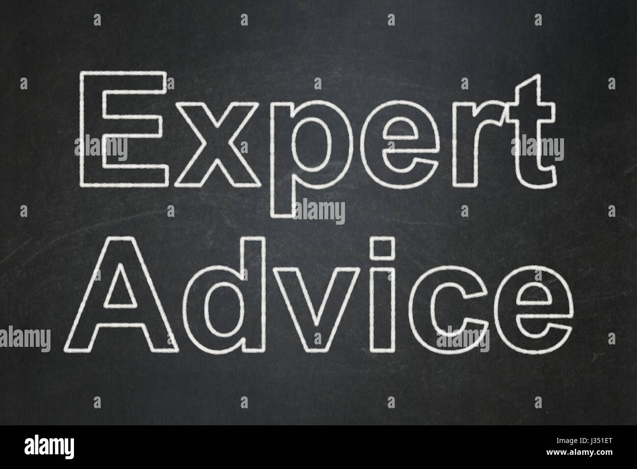 Law concept: Expert Advice on chalkboard background Stock Photo - Alamy