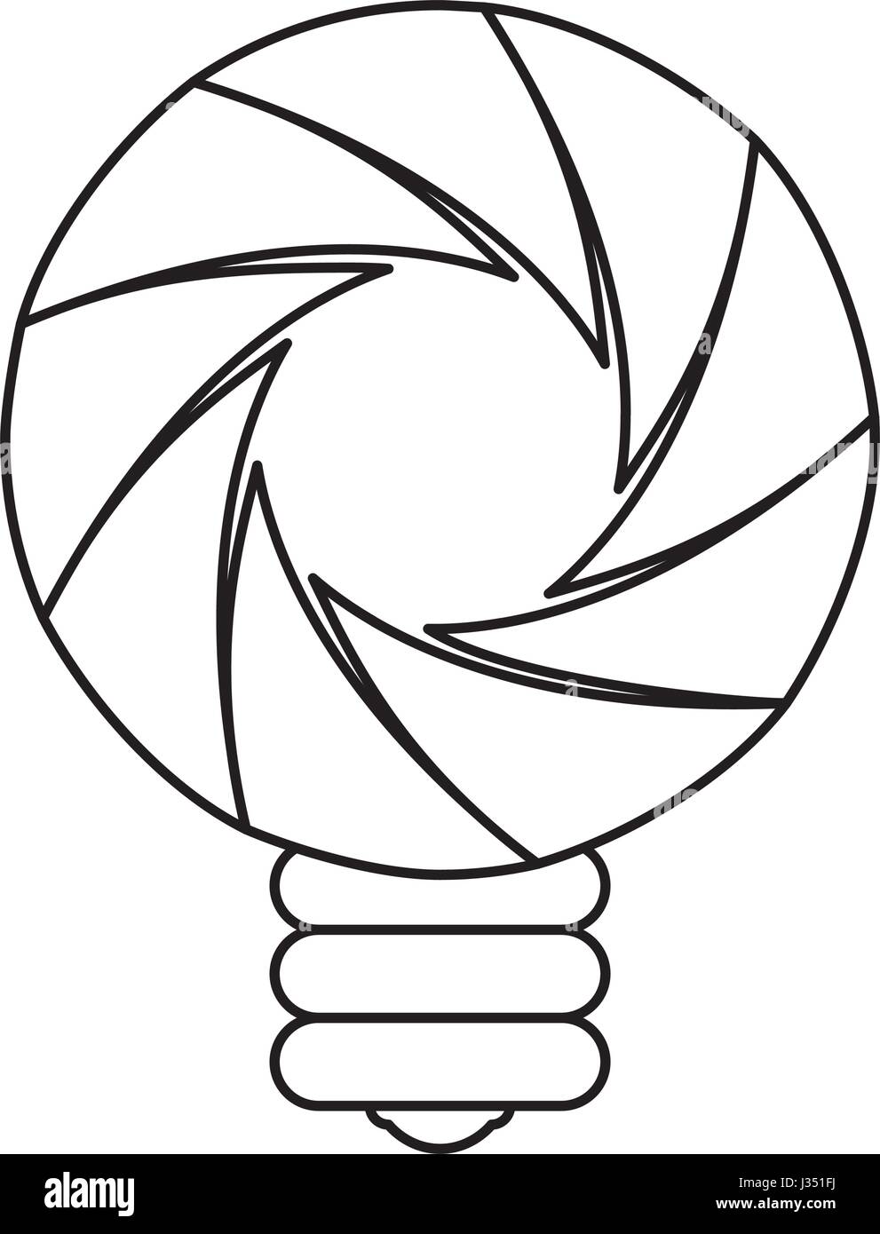 Bulb shutter Stock Vector Images - Alamy