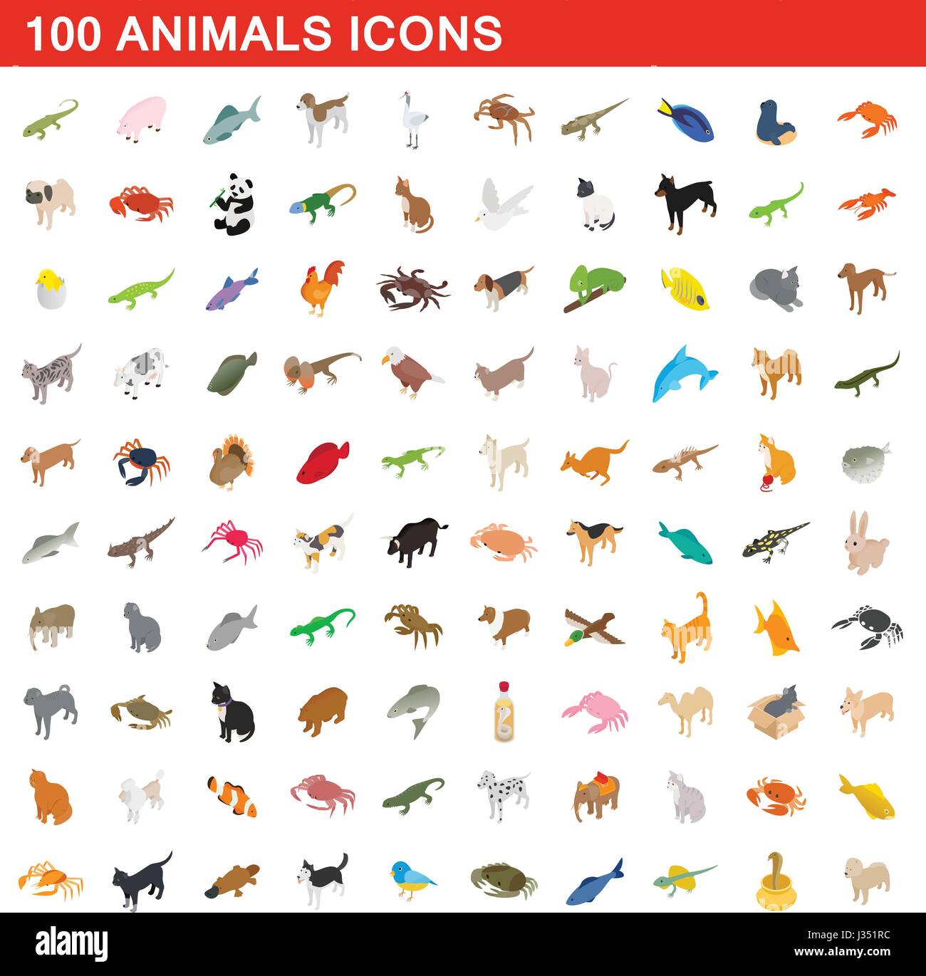 100 animals hi-res stock photography and images - Alamy