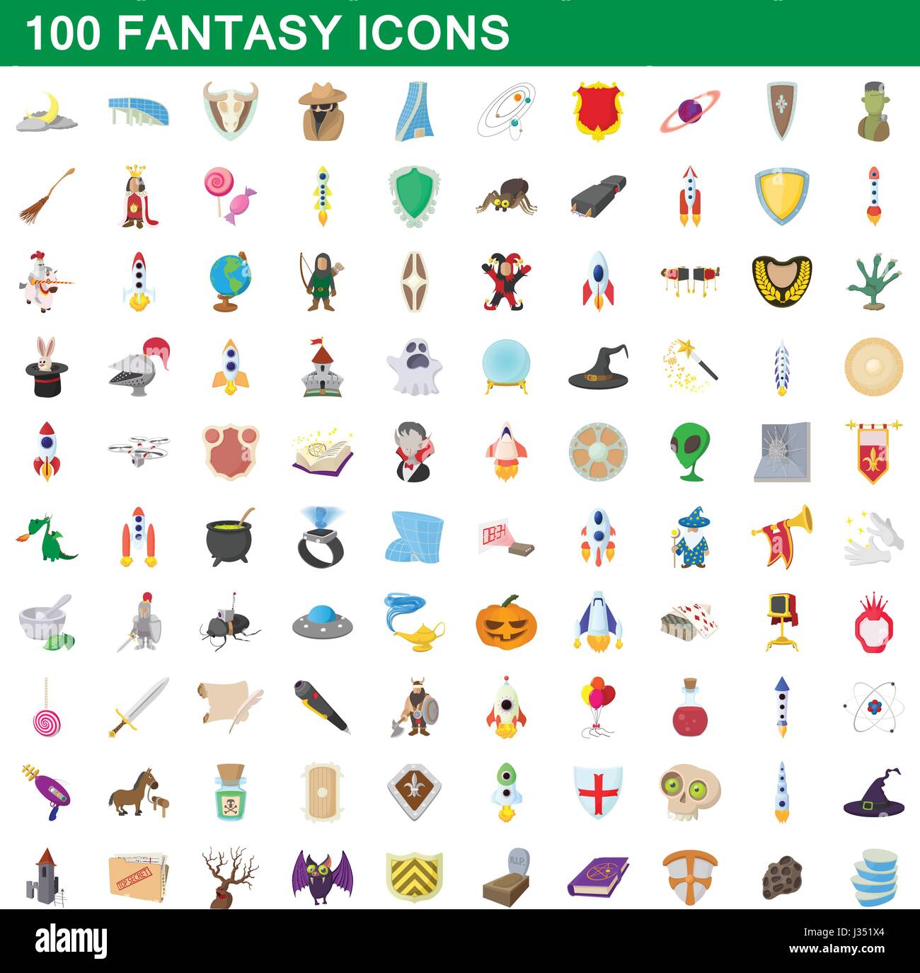 Fantasy icons hi-res stock photography and images - Alamy
