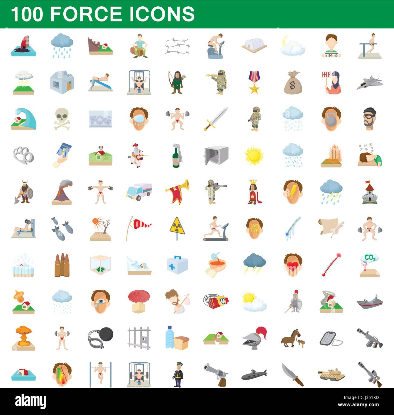 Storm force wind Stock Vector Images - Alamy