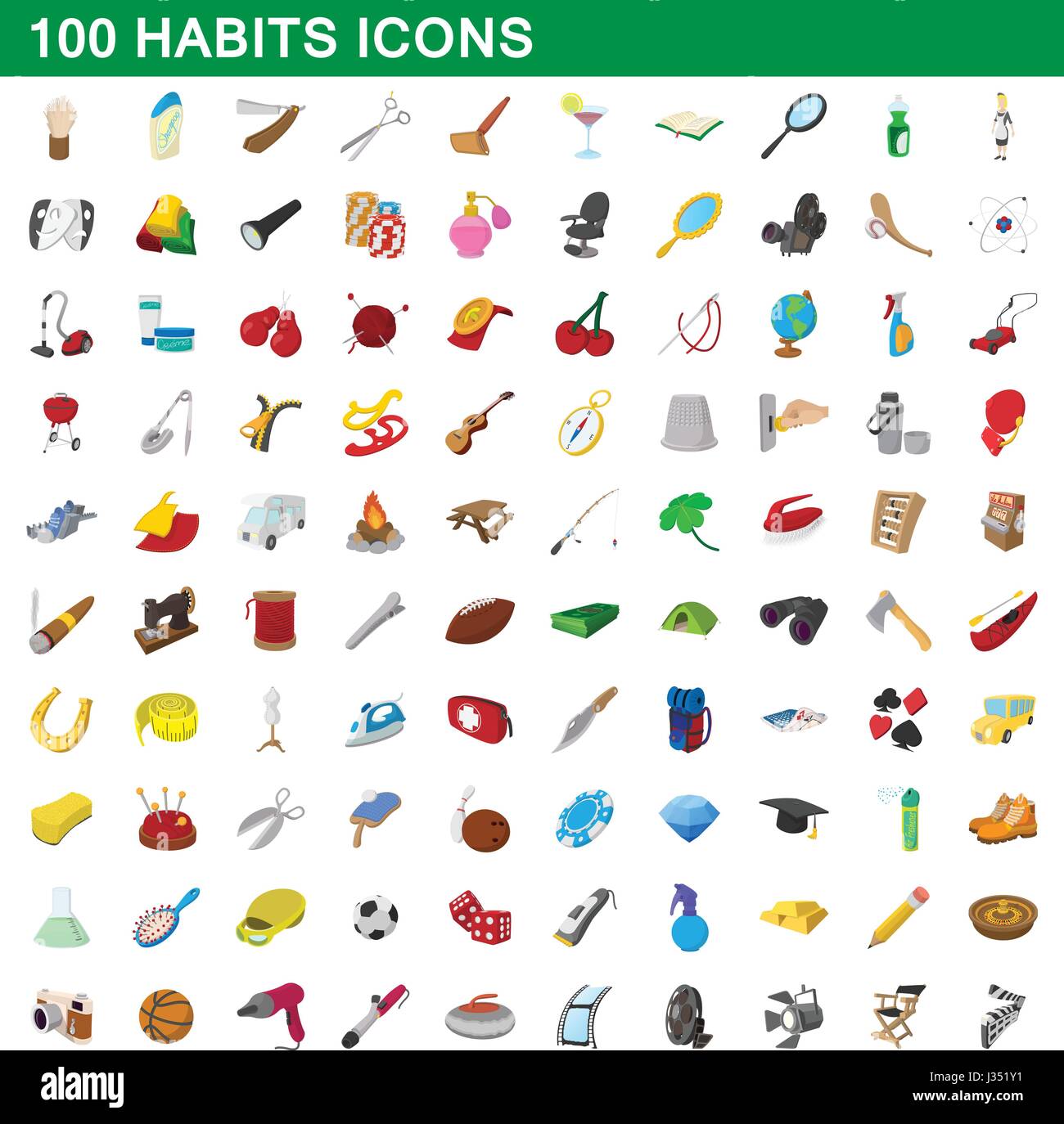 Good habits exercise healthy food hi-res stock photography and images ...