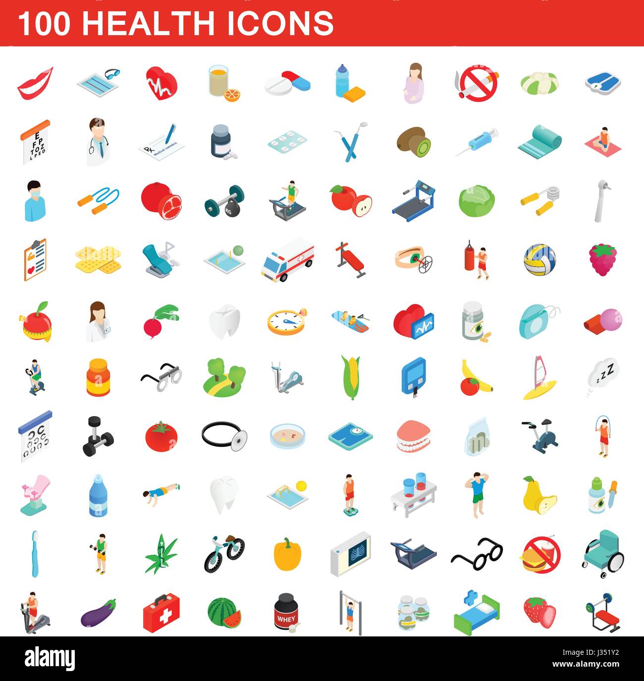 Health icons ambulance apple Stock Vector Images - Alamy