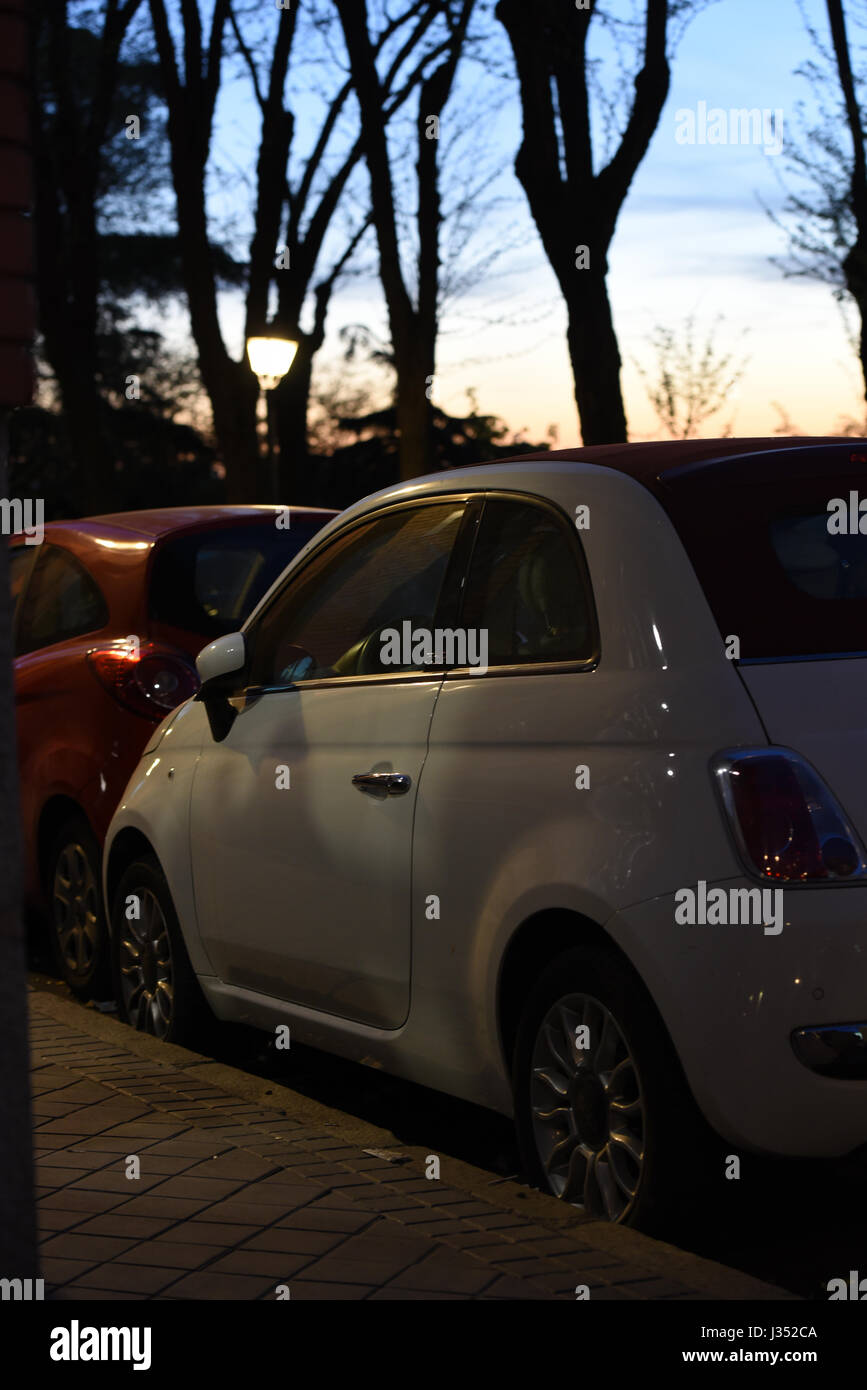 Evening landscape sunset in Madrid Stock Photo - Alamy